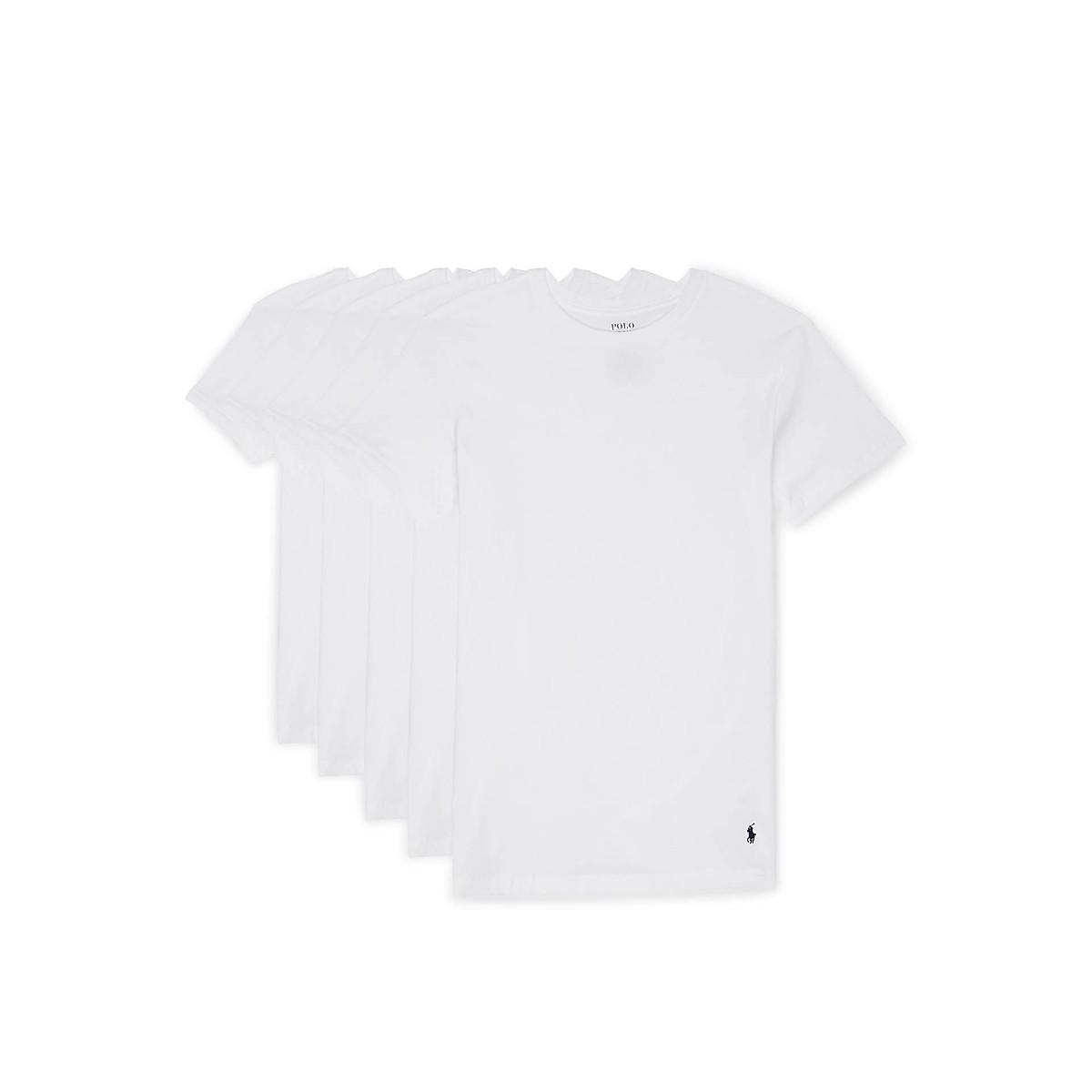 POLO RALPH LAUREN P5 Cotton Classic Crews 5 White/Cruise Navy XL