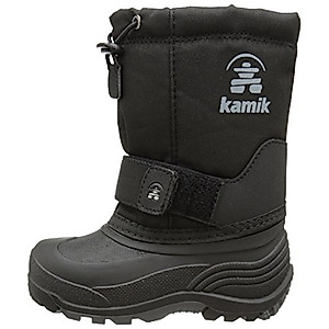 Kamik Rocket Cold Weather Boot (Toddler/Little Kid/Big Kid),Black,2 M US Little Kid