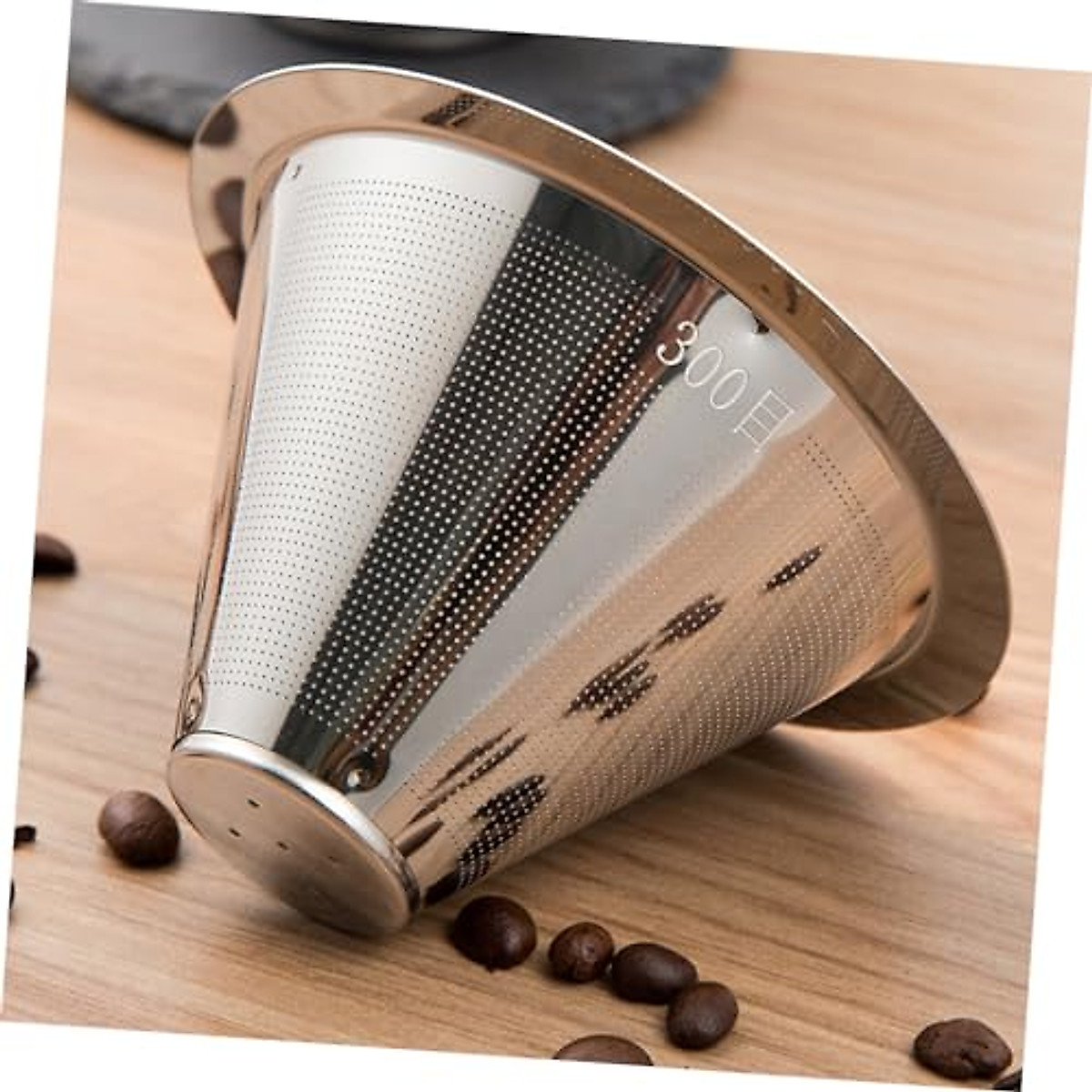 FELTECHELECTR Coffee Filter Tea Net Drip Coffee Maker Cone Espresso Filter Coffee Machine Filter Meshes Pot Home Coffee Mesh Infuser Filter Mesh Strainer Strainers Stainless Steel