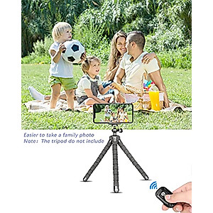 Remote Shutter for iPhone Camera, Bluetooth Remote for Android, Hands Free Works with Take a Christmas Family Portrait, Create Amazing Photos and Selfies, Wrist Strap Included（3 Pack）