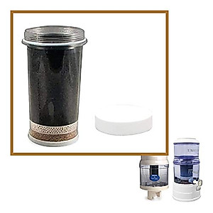 Nikken Aqua Pour 1 Filter Cartridge 1361, 1 Micro Sponge Pre-Filter 1362 - Advanced Replacement for Gravity Water Filter Purifier System 1360, PiMag Water System