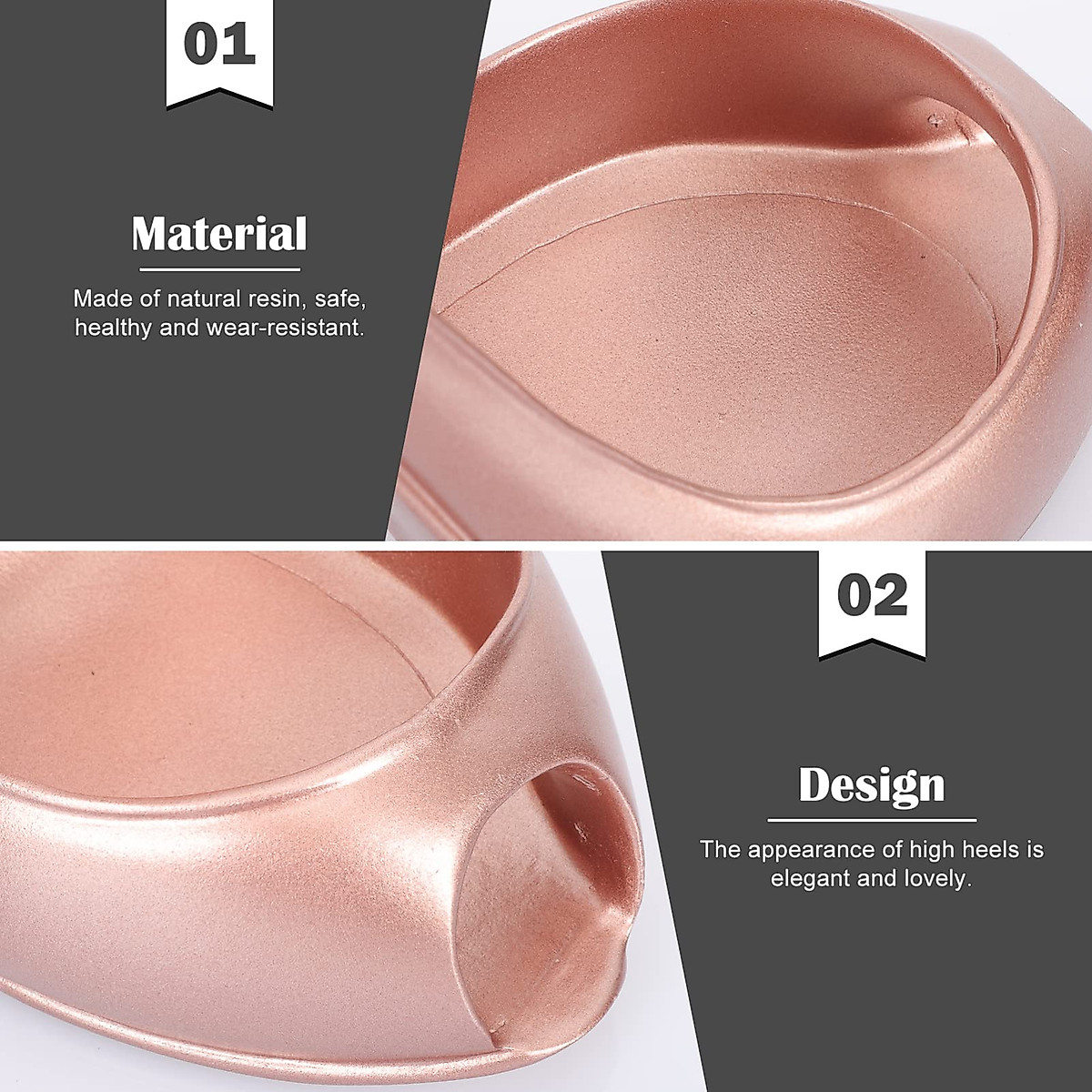 Zerodeko Shoe Wine Rack Holder Wine Rack Holder High Heel Design Rack Wine Bottle Holder Desktop Table Centerpiece Home Decorations for Kitchen Restaurant Bar Hotel Pink