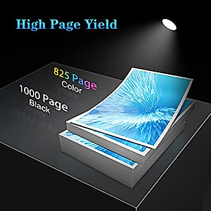 Kingjet Compatible Ink Cartridge Replacement for HP 902XL 902 XL Ink Cartridges to use for HP Officejet Pro 6978 6968 6970 6958 6962 6975 6960 6954 Printer (4 High Yield Combo Packs)