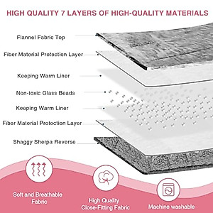 Aemicion Kids Weighted Blanket 7 pounds Twin Size 41"x 60",Soft Sherpa Fleece Heavy Blanket for Sleeping Perfect for 60-90lbs, Cute Strawberry Pink Weighted Throw balnket as Gifts for Daughter Girls