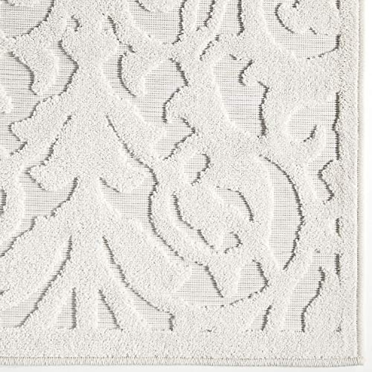 My Texas House by Orian Indoor/Outdoor Lady Bird Area Rug, 6'6" x 9'6", Natural