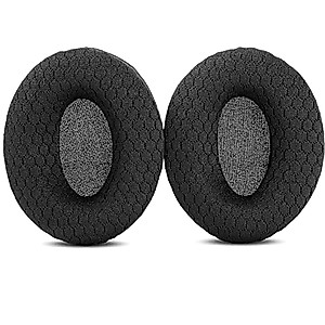 YDYBZB Ear Pads Cushions Earpads Foam Pillow Replacement Compatible with JVC HA-NC250 HA NC250 HA-NC260 HA NC260 Headphones (Black Fabric)