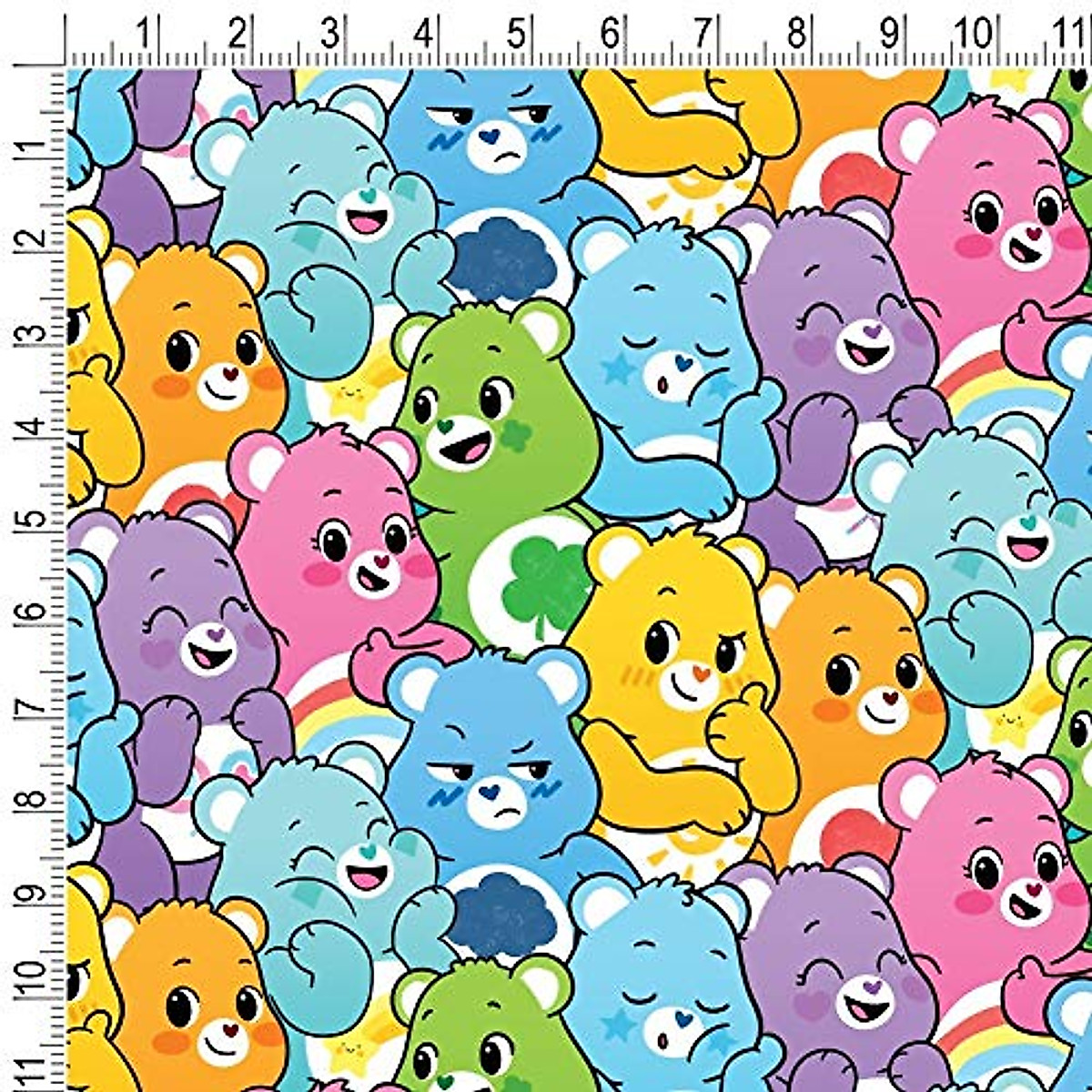 GRAPHICS & MORE Care Bears: Unlock the Magic Very Many Bears Gift Wrap Wrapping Paper Rolls