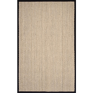 nuLOOM Larnaca Seagrass Herringbone Indoor/Outdoor Accent Rug, 3x4, Black