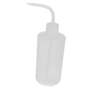 SOLUSTRE 1pc plastic scrubber squirt bottle for hair flower watering can water spray bottle for hair scale wash bottle Bend Mouth Wash Bottle plant Water Squirt bottle refillable bottle