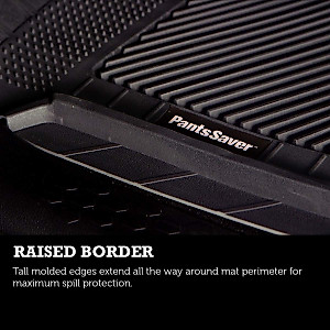 PantsSaver Custom Fit Floor Mats for Volvo S60 2020 All Weather Protection-4 Piece Set-High Raised Border Protection Great for Catching Spills & Easy Rinse-Car Accessories-Tan