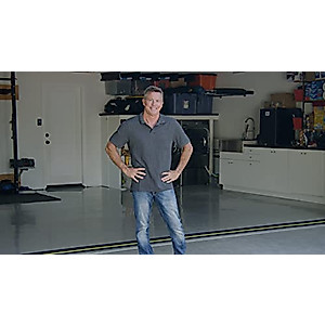 2" High Garage Door Flood Barrier Threshold Kit ‘GARADAM’ (10'3") | Flexible PVC | Complete Kit Includes 2 Adhesives | GaraDry