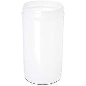 Carlisle FoodService Products Stor N' Pour Quart Container for Bar, Kitchen, And Restaurant, Plastic, 1 Quart, White, (Pack of 12)