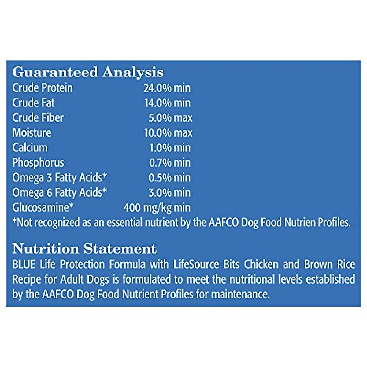 Blue Buffalo Life Protection Formula Natural Adult Dry Dog Food, Chicken and Brown Rice 30-lb