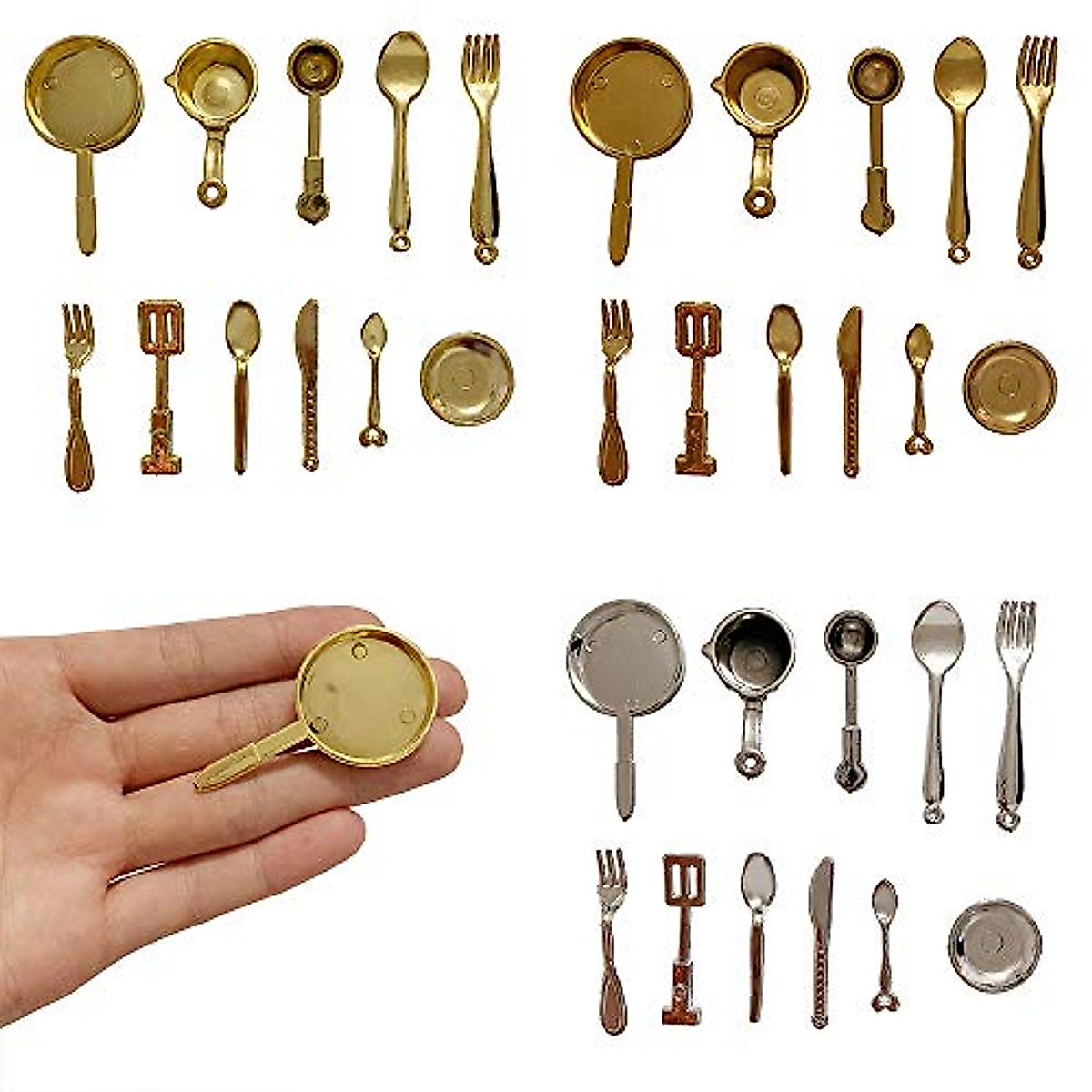 SIX VANKA Miniature Food Drinks Toys 110pcs Mixed Resin Pizza Hamburgers French Fries Wine Decoration Tableware Doll house for Adults Childrens Pretend Play Kitchen Cooking Game Birthday Party Present