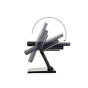 BOYU-SHITAI 15" LED HD VGA Touch Screen Monitor USB POS Stand for Retail Kiosk Restaurant Bar Hotel A La Carte Cash Register USA Stock (Black)