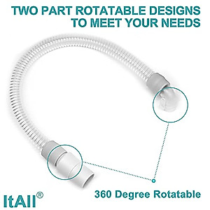 2PCS Replacement Tube Assembly for Wi. & SP. Tube, Tubing Accessories for Wi. & SP. Hose, Package Included Short Tube(2 Pieces), Elbow(2 Pieces) and Swivel(2 Pieces)