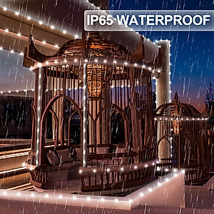 ROADAYLY 394 FT 1000 LED Christmas Lights Outdoor Waterproof Christmas Tree Lights with Remote Timer 8 Modes Green Wire Plug Fairy Lights Indoor Twinkle String Lights Xmas Decorations (Cool White)