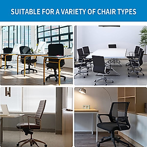 CADUFUELLY Office Chair Headrest, Adjustable Mesh Head Pillow, Black Universal Ergonomic Swivel Chair Head Rest Attachment for Office Chair Computer Chair Desk Chair