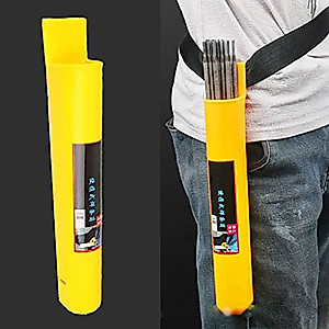 WANGFUFU Welding Rod Bag Tool Waist Electrode Holder Weld Electrode Rod Storage Hanging Tube Container Hold Bottle for Welders Welding Rod Container Holder