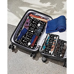 Packing Cubes Set of 4 Minimalist Utensils Travel Bags Organizer for Luggage Pots Pans Spoon Travel Essentials Accessories Cubes for Carry on Suitcases