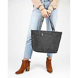 Baggallini womens Travel Avenue Tote, Charcoal, One Size US