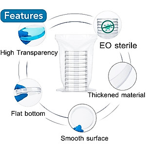 Estresen 30 PCS 90mm Plastic Petri Dish with Lids, Sterile with 10PCS 10uL Inoculation Loops