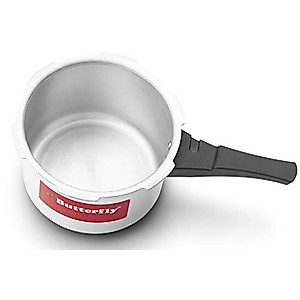 Butterfly Cordial Induction Base Aluminium Pressure Cooker, 3 litres, Silver