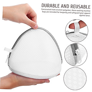 2pcs Three-dimensional Laundry Bag Mesh Bag Travel Laundry Bags Underwear Washing Bag Stockings Washing Protector Bags Bra Washer Protector Laundry Bag Grey BUGUUYO