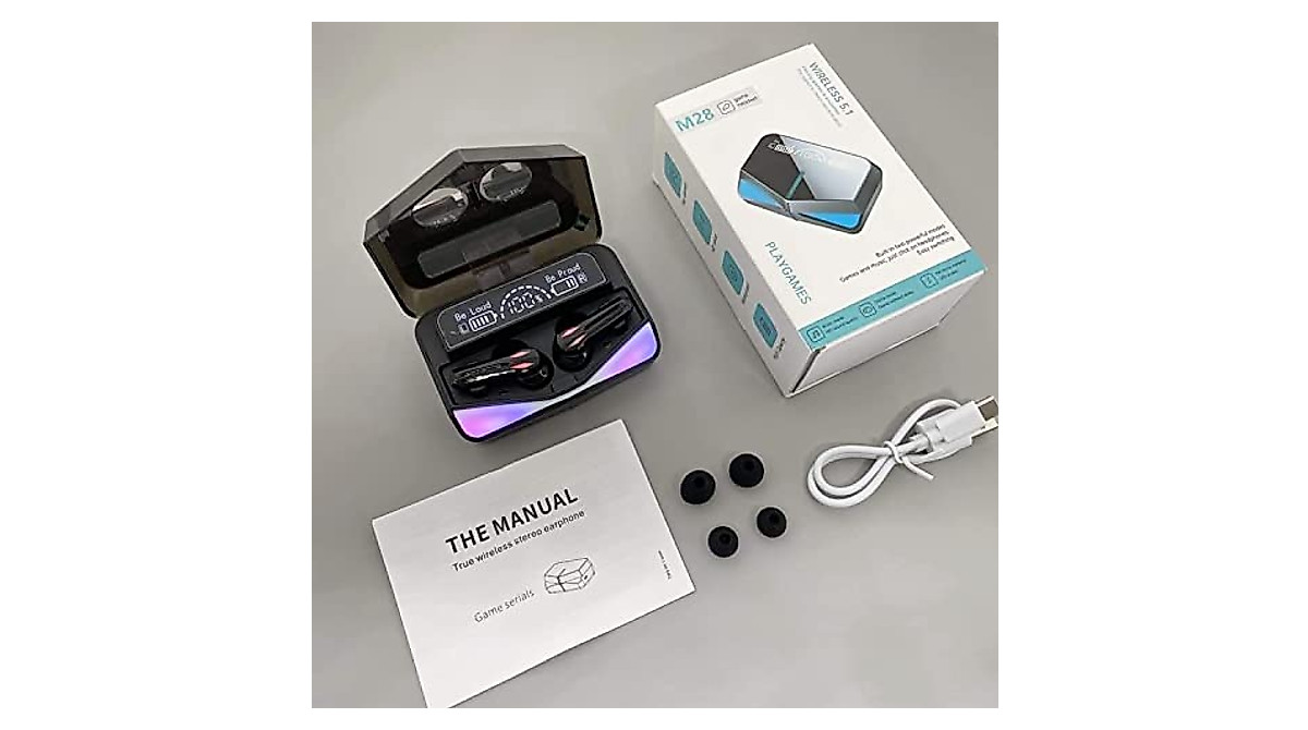 M28 Wireless Gaming Earbuds TWS Bluetooth 5.1 - Waterproof