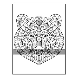 100 Animals: An Adult Coloring Book with Lions, Elephants, Owls, Horses, Dogs, Cats, and Many More!