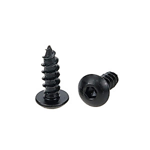 Dahszhi M5 x 16mm Self Tapping Screws Wood Screws Truss Head Hex Socket Fasteners- 20pcs