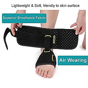 Furlove Kids AFO Drop Foot Brace for Children Improve Walking Gait, Effective Relieve Pain for Achilles Tendon Cerebral Palsy, Motor Nerve Damage (5-15 Years Old)