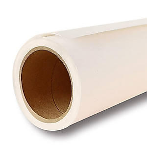 Yizhily Seamless Photogrphy Background Paper, Paper Backdrop Roll for Photoshoot, 82" x16', Ivorine