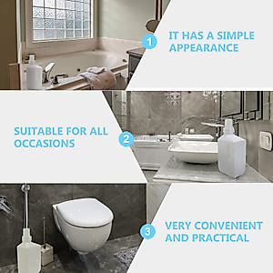 Homoyoyo Laundry Soap Dispenser 1000ML Plastic Jugs Empty Container, Wash Shower Lotions Refillable Bottle, Lotions Refillable Bottle for Water Soaps Liquid Soap Dispenser