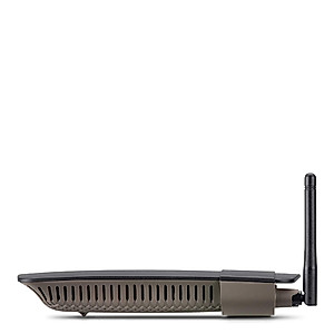 Linksys EA6100 AC1200 Wi-Fi Wireless Dual-Band Router, Black (Renewed)