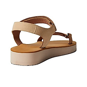 Madewell The Maggie Sandal in Colorblock Sandstone Multi 9 M