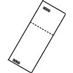 400 Label Outfitters® Pre Numbered Laser or Inkjet Printable Raffle, Event, or Other Tickets with Numbered Stub, White