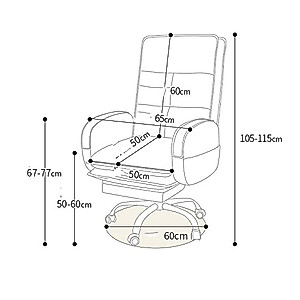 JGQGB Boss Chair Office Chair Computer Chair Sedentary Comfortable Home Study Desk and Chair Back Chair Business Seat (Color : E, Size : 1 pcs)