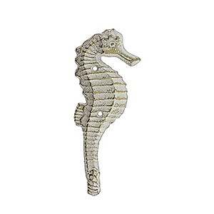 Marine Cast Iron Wall Hook (Sea Horse)