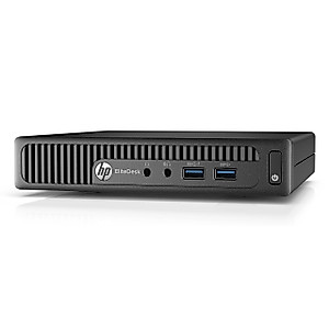 HP Mini PC 800 G1 Elitedesk Micro Desktop Computers Renewed,Intel Quad Core i5 up to 3.0GHz, 8GB Ram 256GB SSD, WiFi, VGA, Keyboarb & Mouse Included, Windows 10 Pro