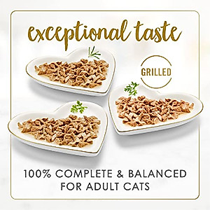 Purina Fancy Feast Grilled Wet Cat Food Poultry and Beef Collection Wet Cat Food Variety Pack - (24) 3 Oz. Cans