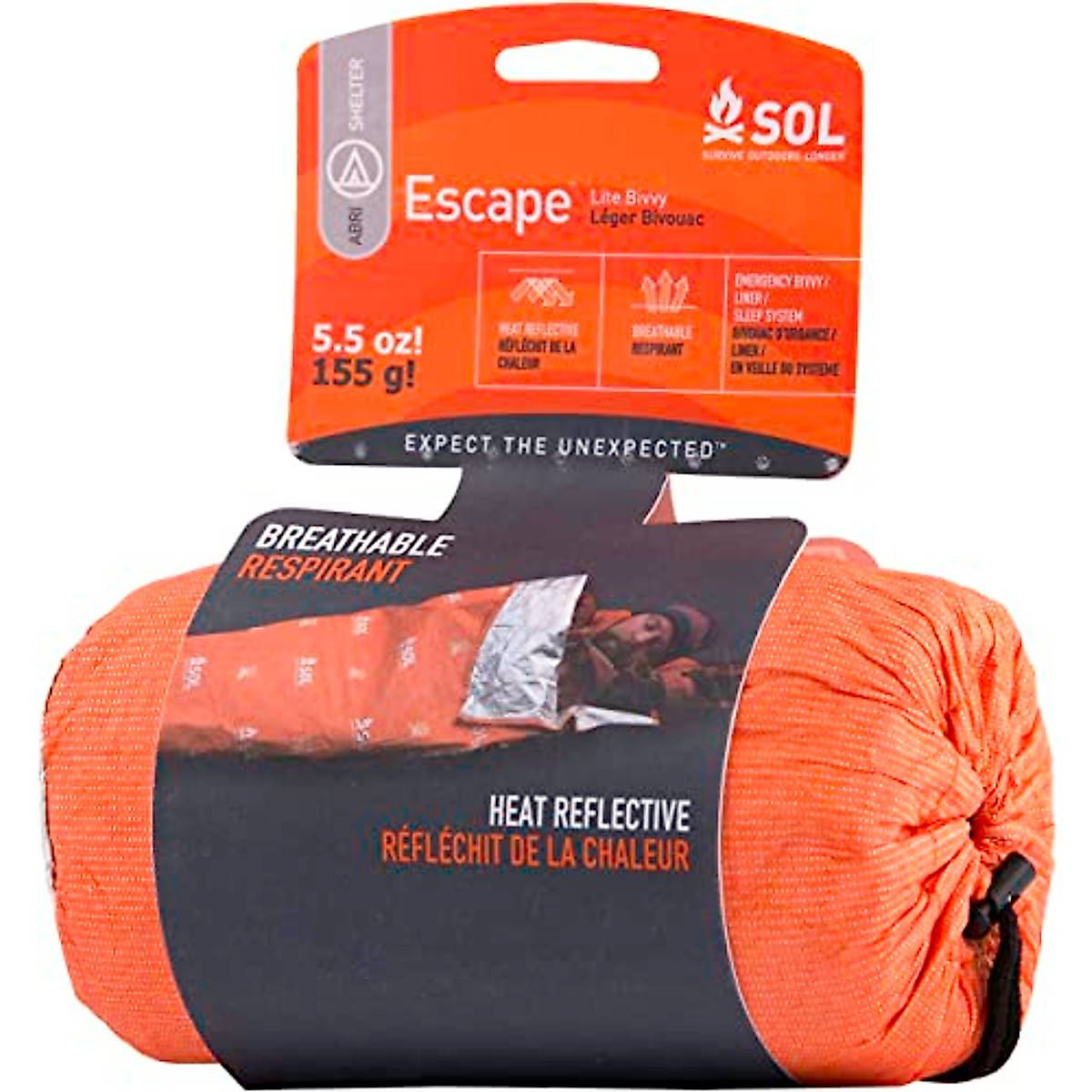 Survive Outdoors Longer 70% Reflective Emergency Escape Lite Bivvy