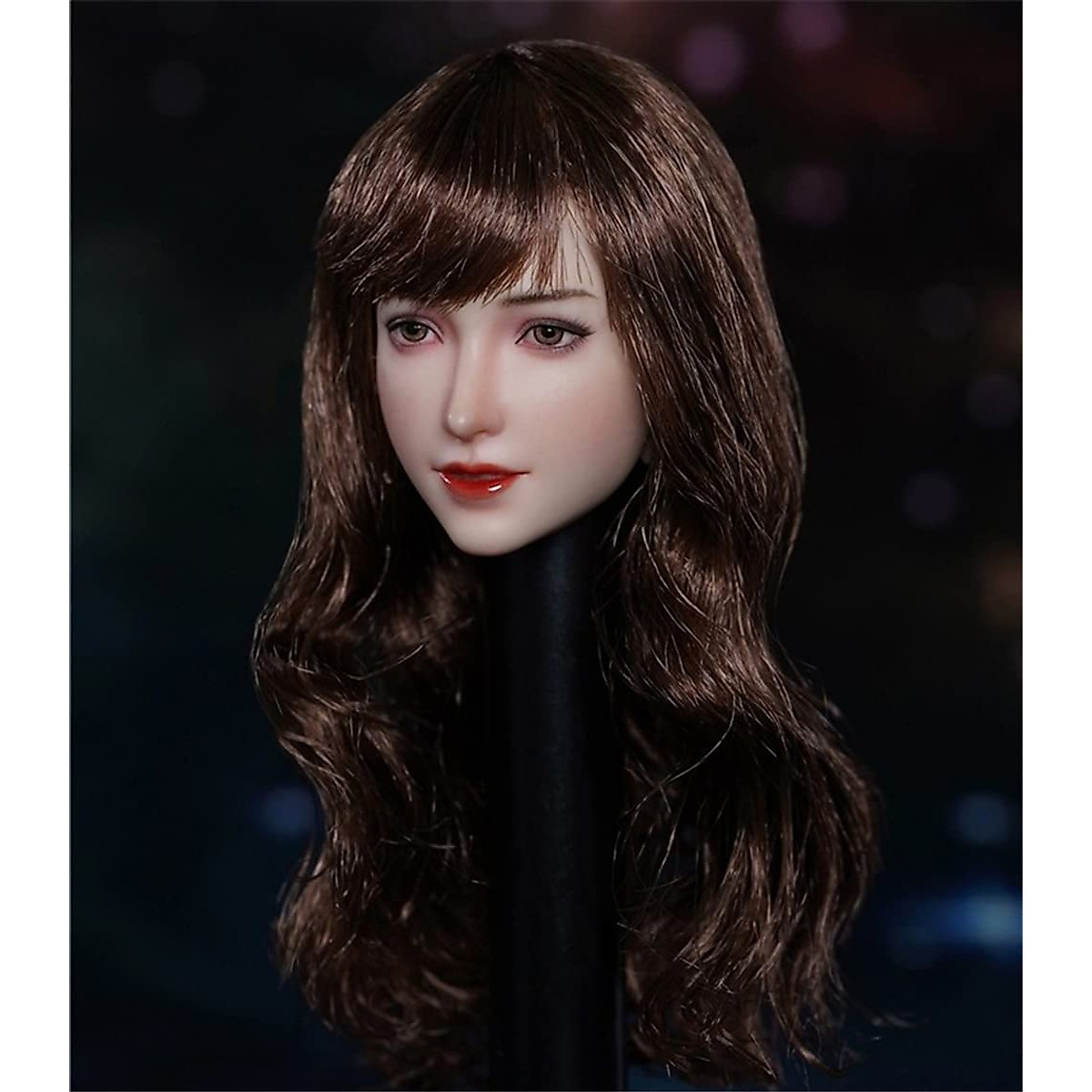HiPlay 1/6 Scale Female Figure Head Sculpt, Charming Girl Doll Head for 12 Inch Action Figure TBLeague JIAOUDOLL HS108(C)