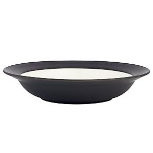Noritake Colorwave Graphite Pasta/Rim Soup Bowl, Set of 4