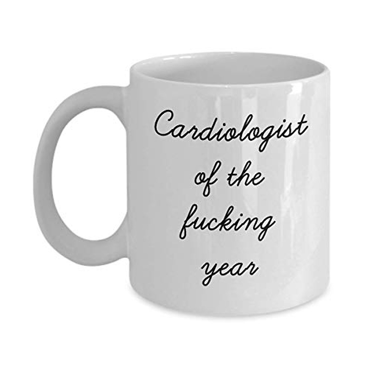 Best Cardiologist Mug Funny Appreciation Mug for Coworkers Gag Swearing Mug for Adults Novelty Tea Cup