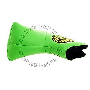 Golf Headcover for Blade Mid-size Mallet Putter, Cash Is King, Green