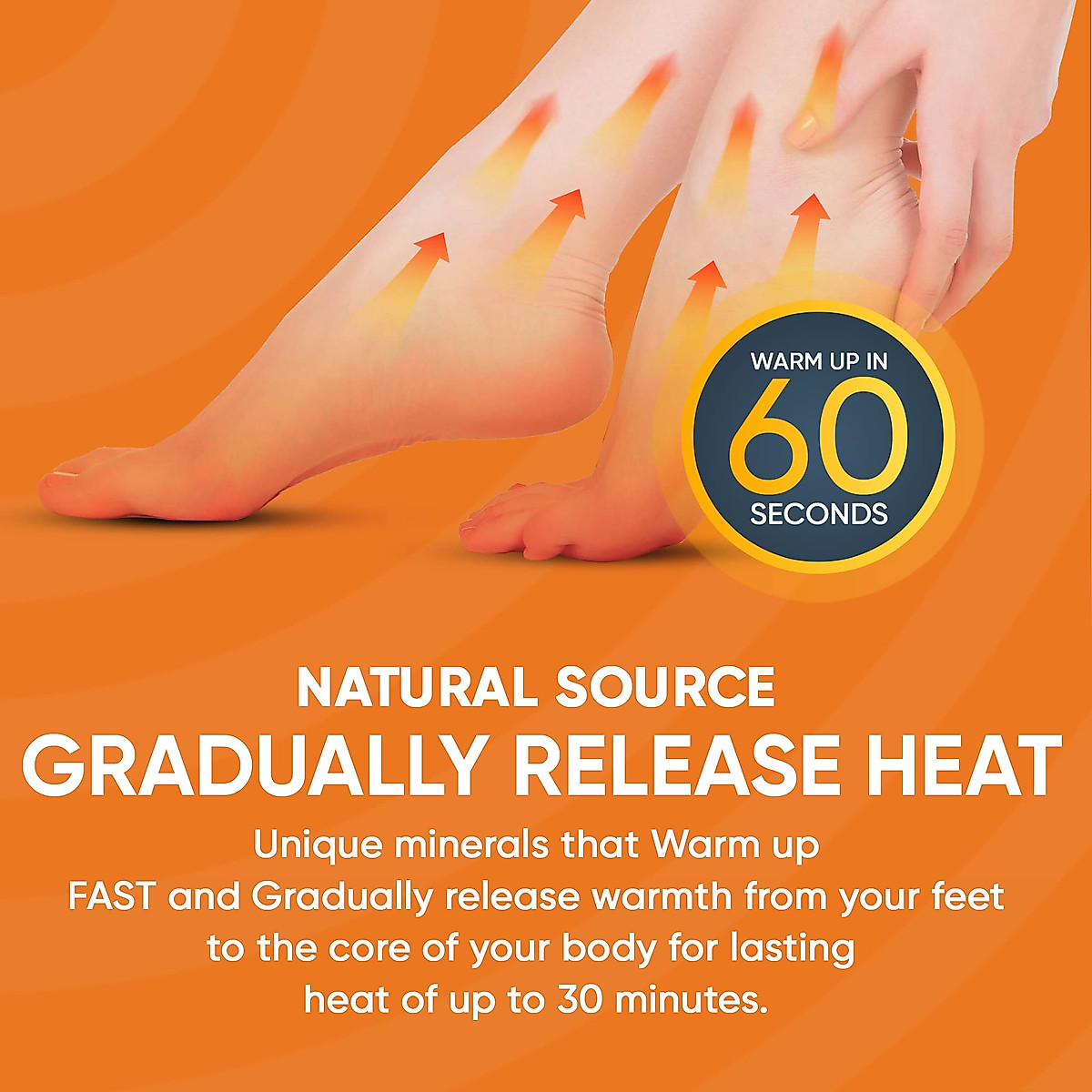 Snook-Ease Heated Booties Thick Warm Winter Feet Warmers with Microwavable Heatable Inserts – Heated Booties Foot Heater for Cold feet – Heated Foot Warmers (Gray, Women 6-7 / Men 5-6)