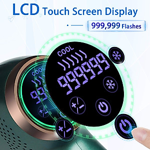 Permanent Hair Removal for Women & Men, 990,900 Flashes Painless IPL Sapphire Hair Removal Machine with Cooling Function for Full Body Permanent Results