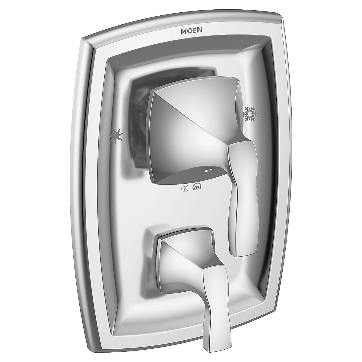 Moen T2690 Voss Posi-Temp with Built-in 3-Function Transfer Valve Trim Kit, Valve Required, Chrome