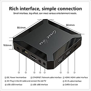 Great Bee 2022 Newest Free for Life Arabic Set Top Boxes for IPTV, 1G 8G 4K Smart TV Boxes, (GB001)